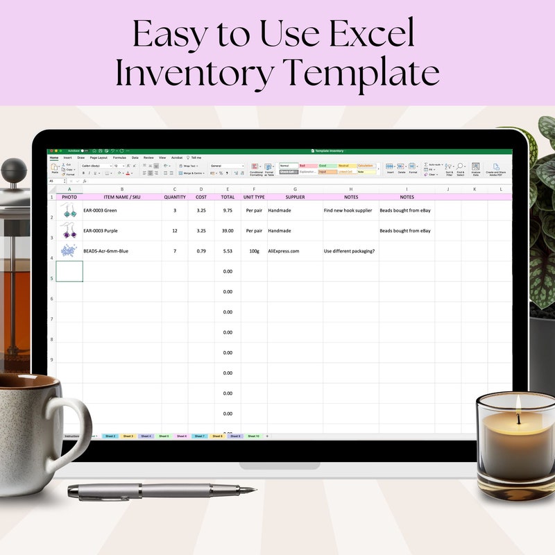 Key Log Template - Etsy