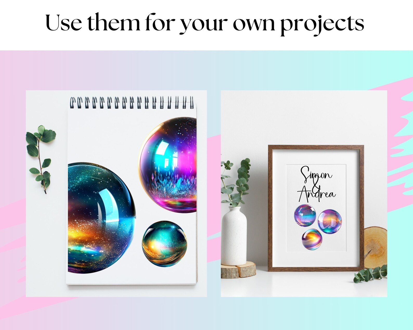 Aurora Borealis Spheres, PNG Clipart 24 Colourful AB Shimmer Northern ...
