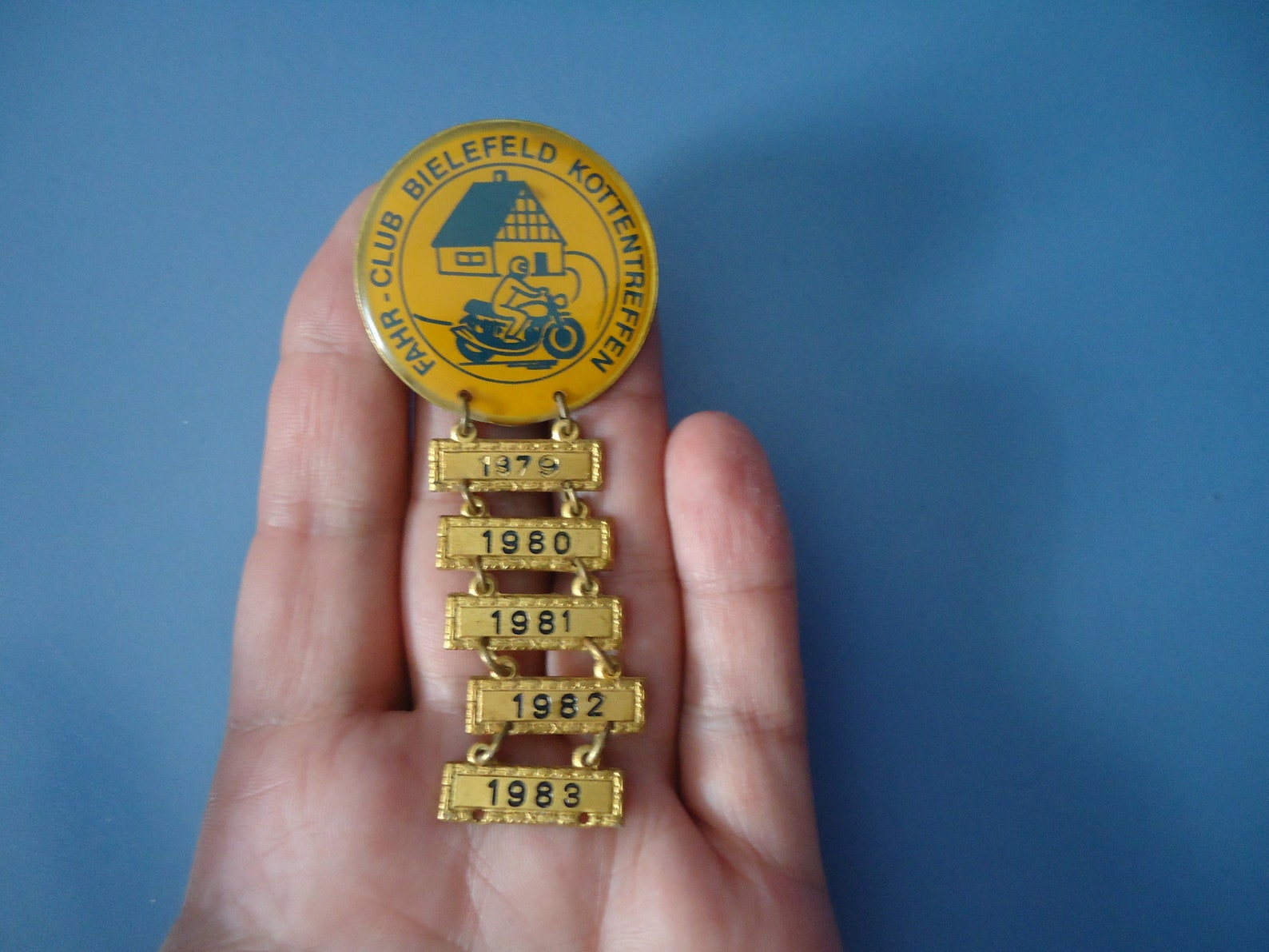 Germany German Vintage Badge Sign Motorcycle Club Bielefeld - Etsy