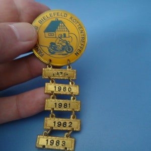 Germany German Vintage Badge Sign Motorcycle Club Bielefeld - Etsy