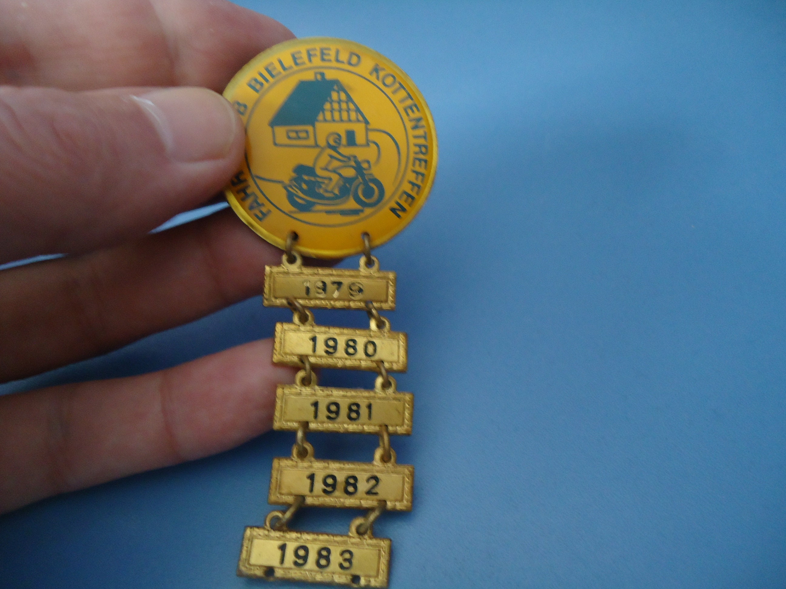 Germany German Vintage Badge Sign Motorcycle Club Bielefeld - Etsy