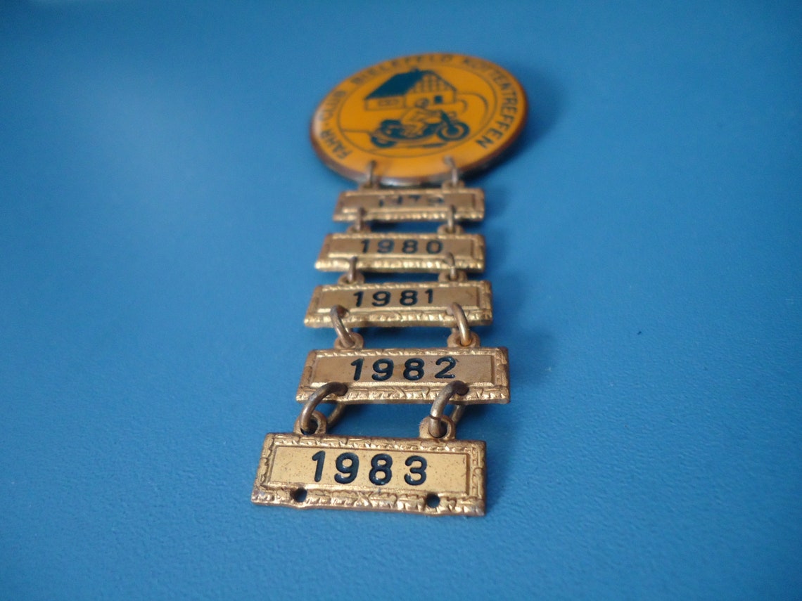 Germany German Vintage Badge Sign Motorcycle Club Bielefeld - Etsy