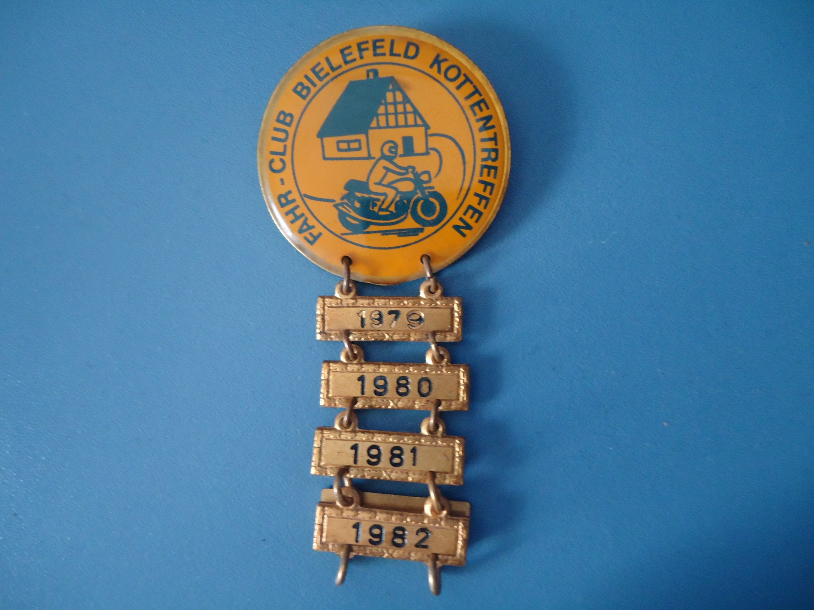 Germany German Vintage Badge Sign Motorcycle Club Bielefeld - Etsy