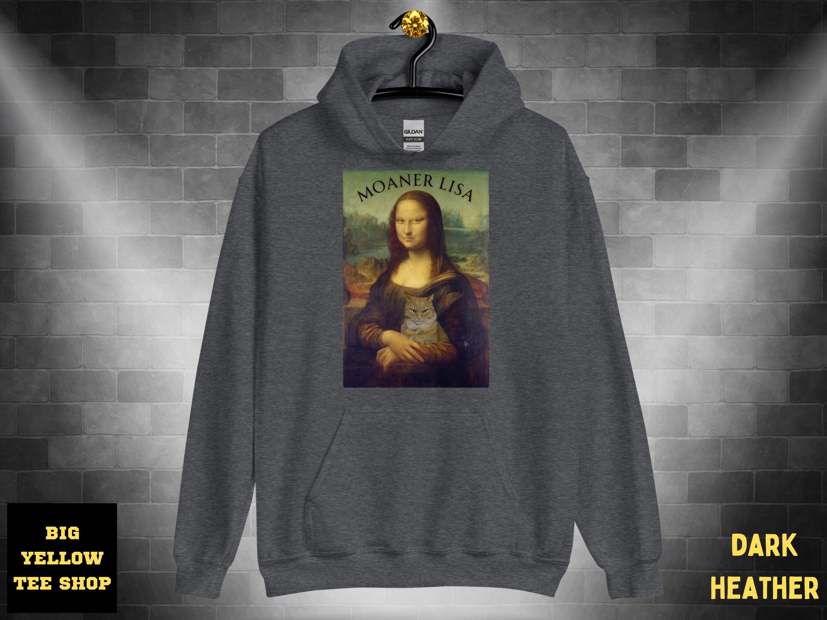 Moaner Lisa Funny Mona Lisa Unisex Hoodie and Grumpy Ginger - Etsy