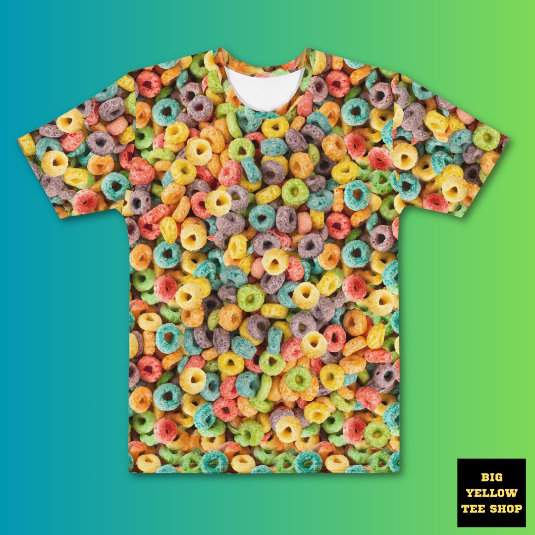 Women's FRUITY CEREAL LOOPS All-over-printed T-shirt | Fruit Cereal ...