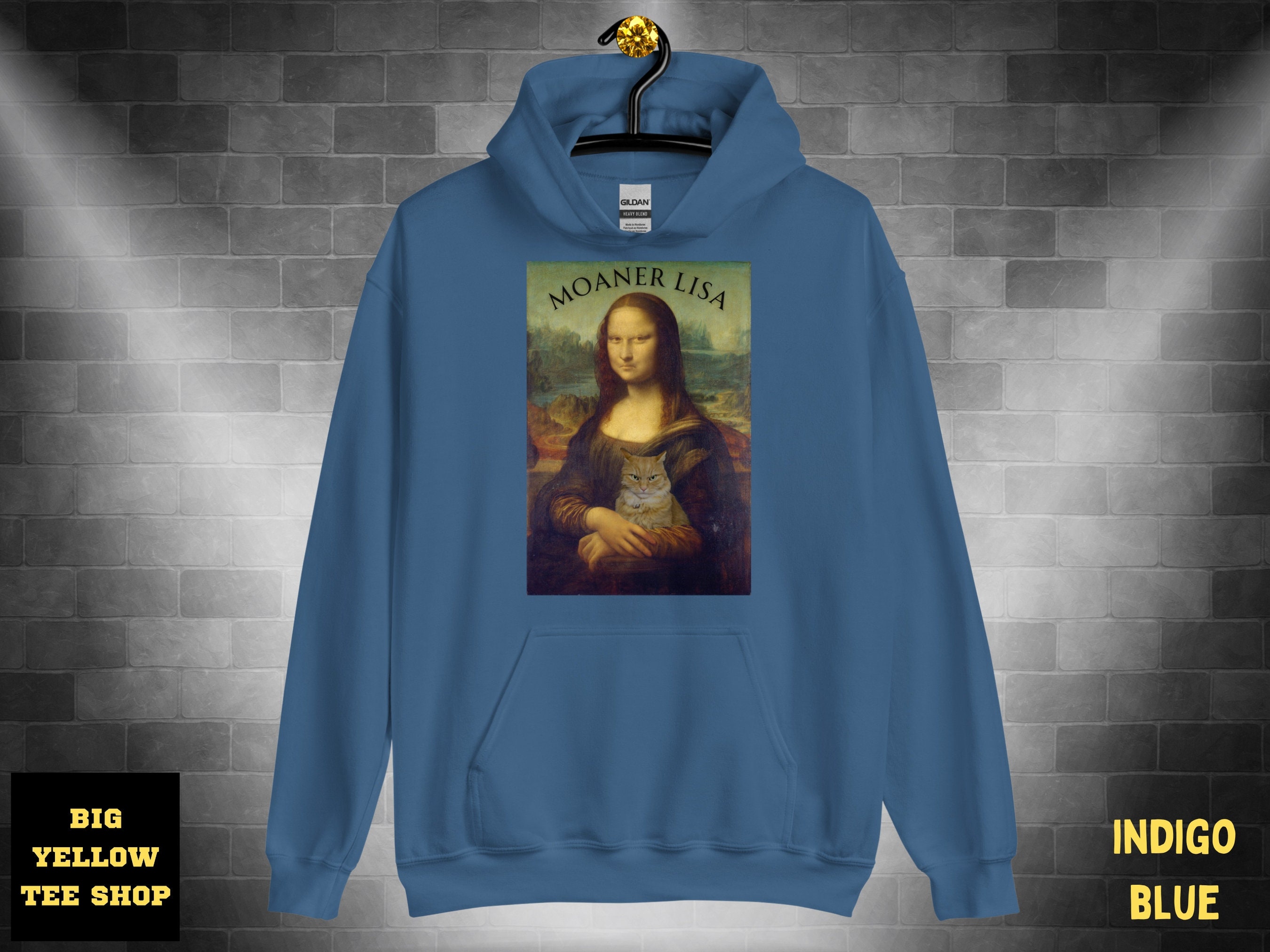 Moaner Lisa Funny Mona Lisa Unisex Hoodie and Grumpy Ginger - Etsy