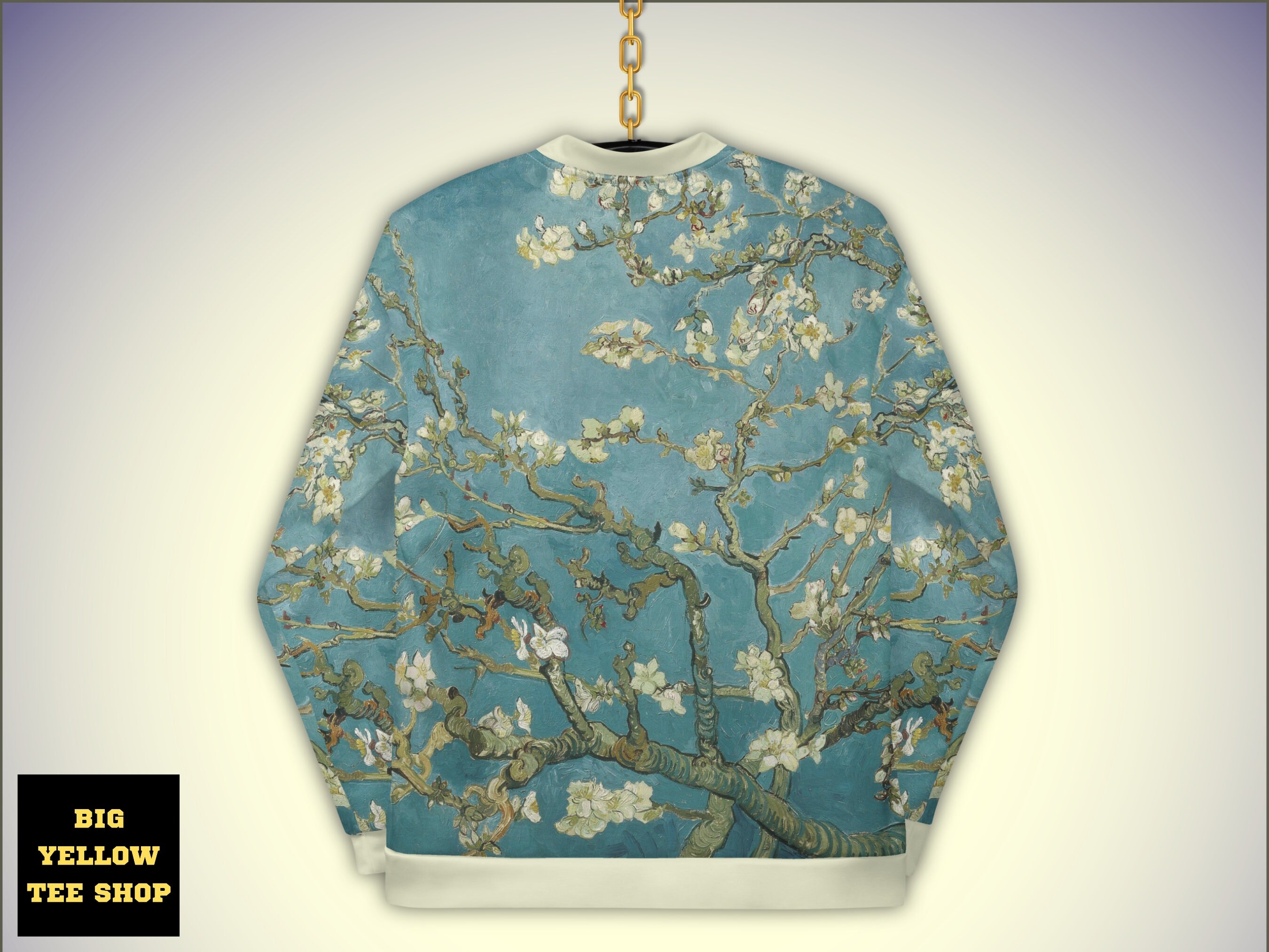 VAN GOGHS 'almond Blossom' Lightweight Unisex Bomber Style Jacket ...
