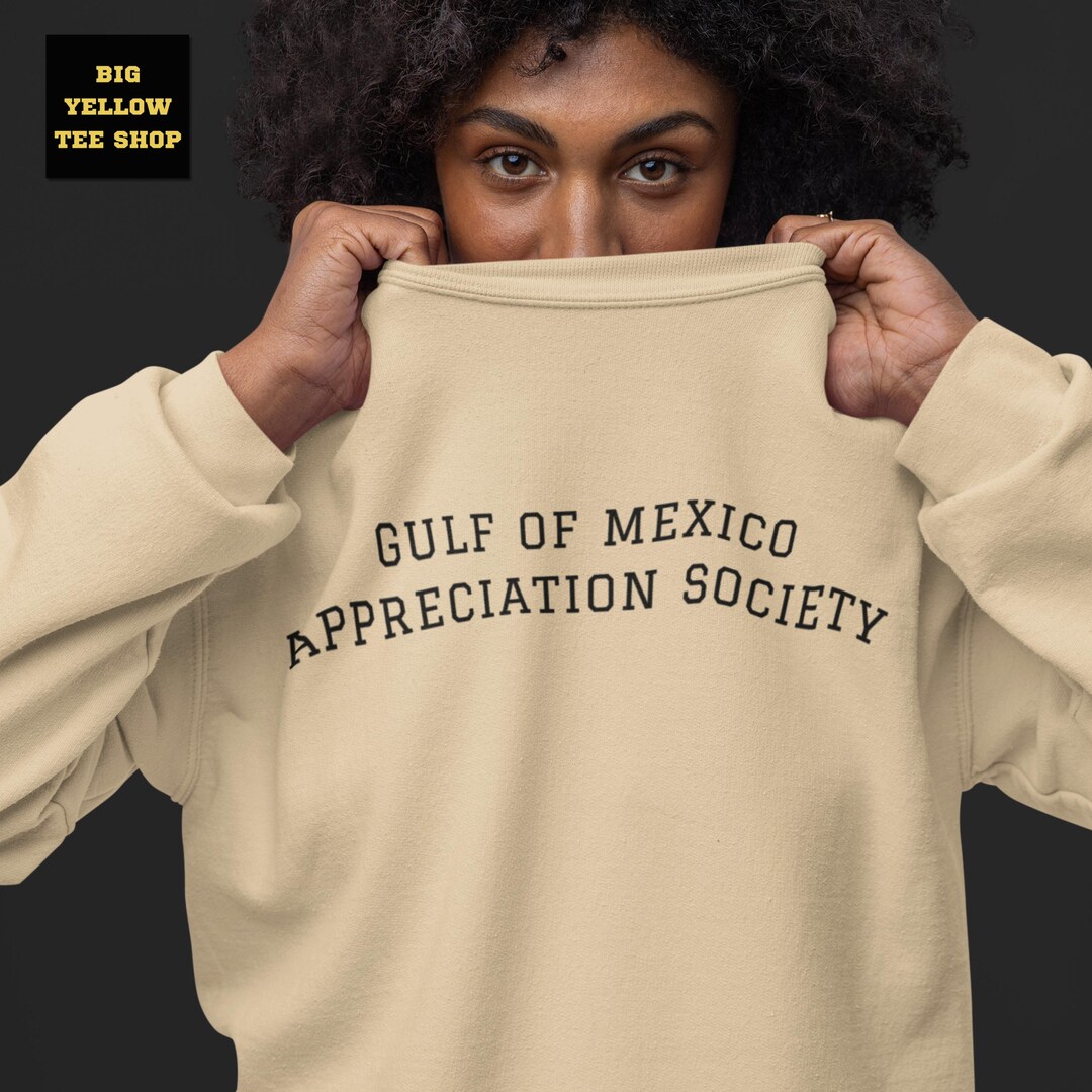 Gulf of Mexico Appreciation Society Subtle Minimalist Sweatshirt, Anti ...