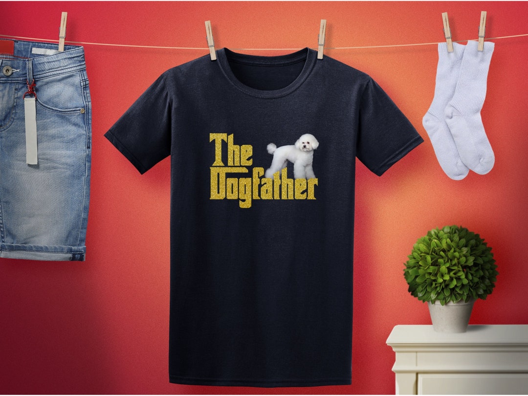 POODLE Daddy T-shirt, Father of Poodle Dogs Tshirt, Fathers Day Gift ...