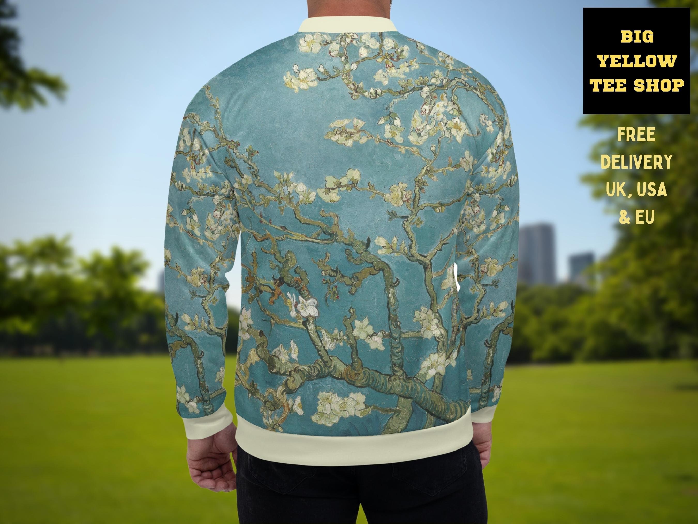 VAN GOGHS 'almond Blossom' Lightweight Unisex Bomber Style Jacket ...