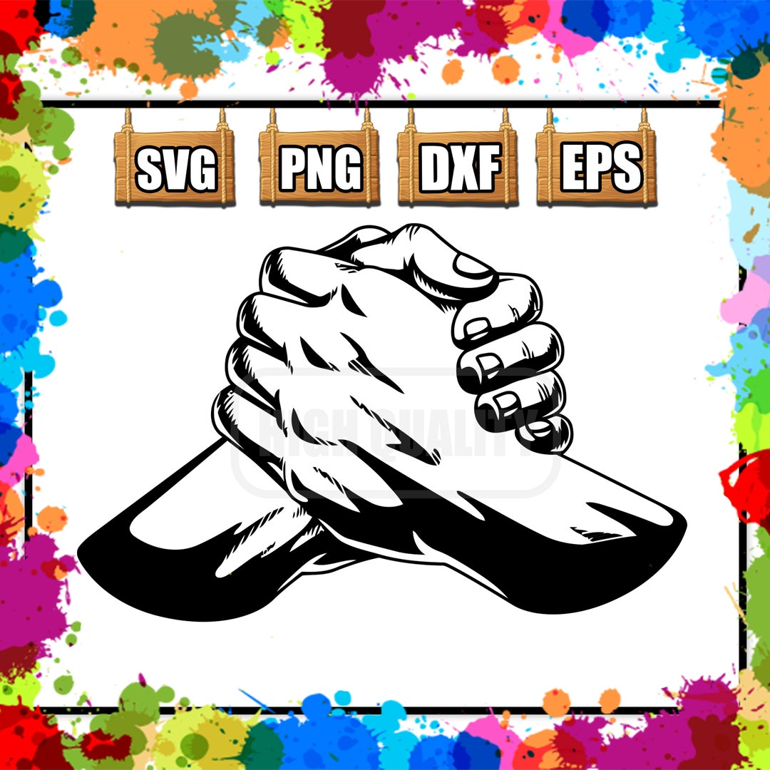Homie Handshake Svg Clasp Handshake Svg Soul Brother - Etsy