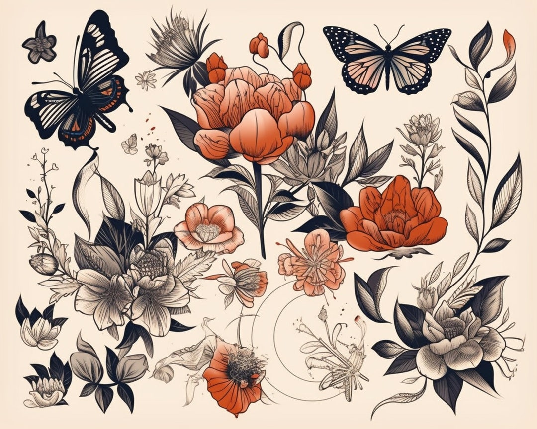 Custom Tattoo Flash Sheets, Get Your Custom Tattoo Design Sheets Now ...