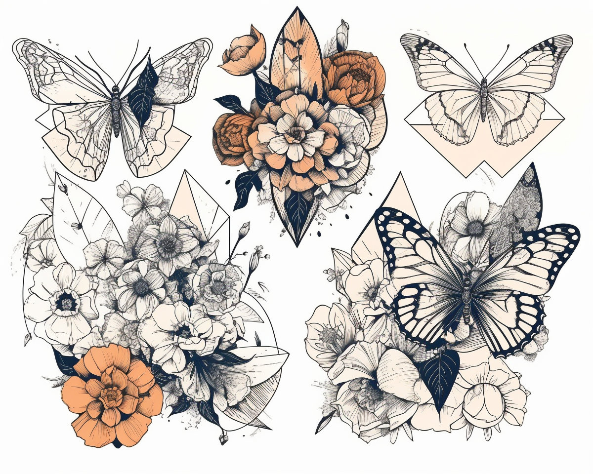 Custom Tattoo Flash Sheets, Get Your Custom Tattoo Design Sheets Now ...