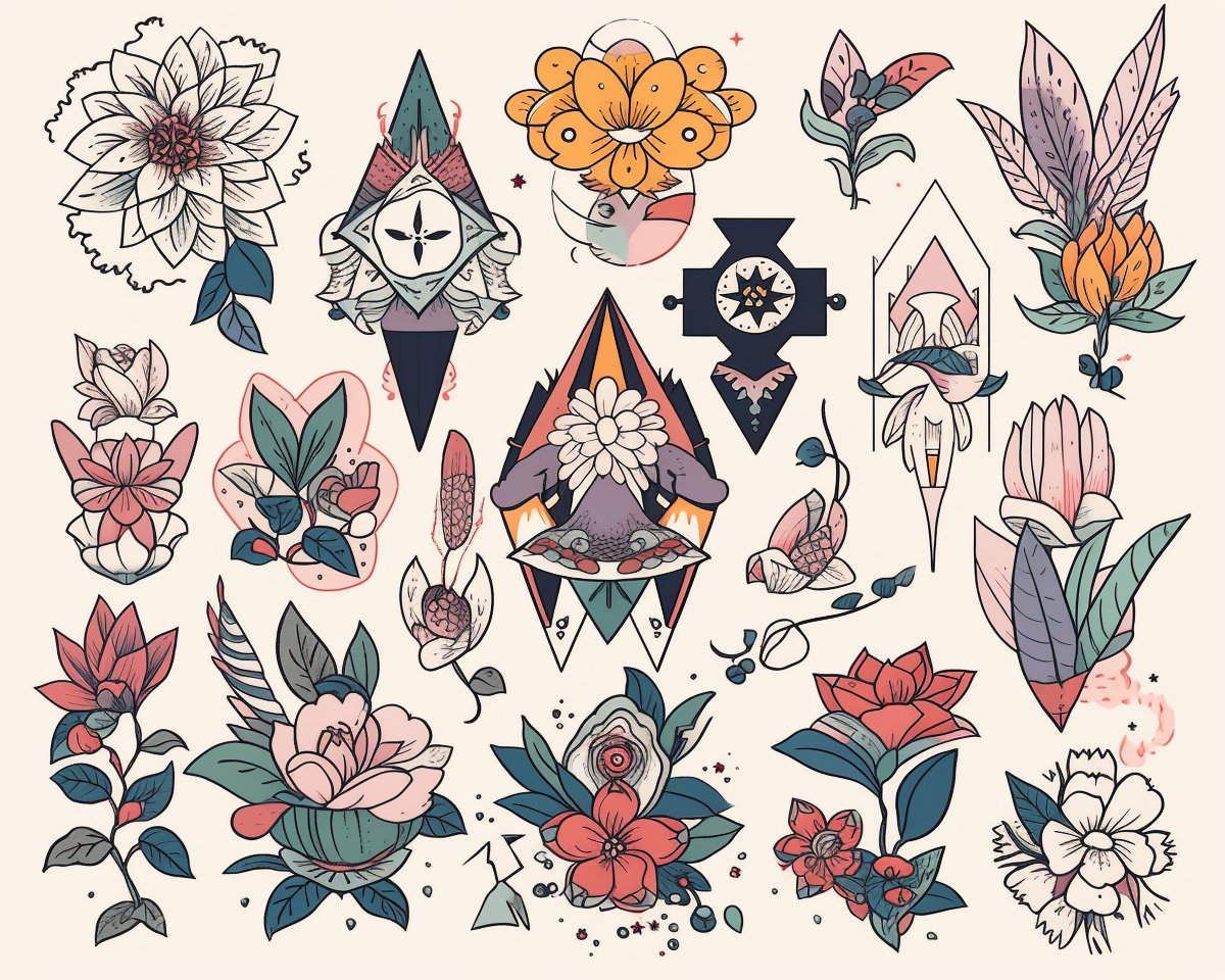 Custom Tattoo Flash Sheets, Get Your Custom Tattoo Design Sheets Now ...