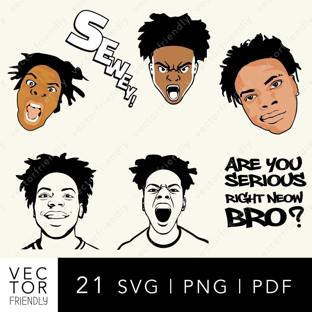 IShowSpeed SVG pack, IShowSpeed PNG, IShowSpeed PDF, I ShowSpeed Vinyl ...