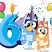 Blue Dog Birthday PNG Digital Download File Boy Age 8 Custom Name ...