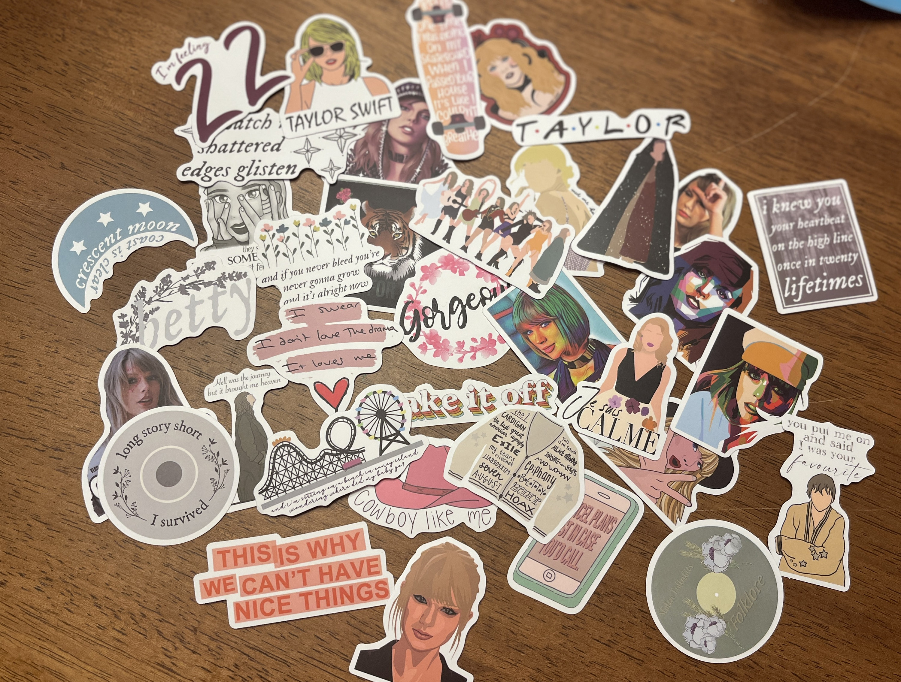 Taylor Swift Sticker Packs - Etsy