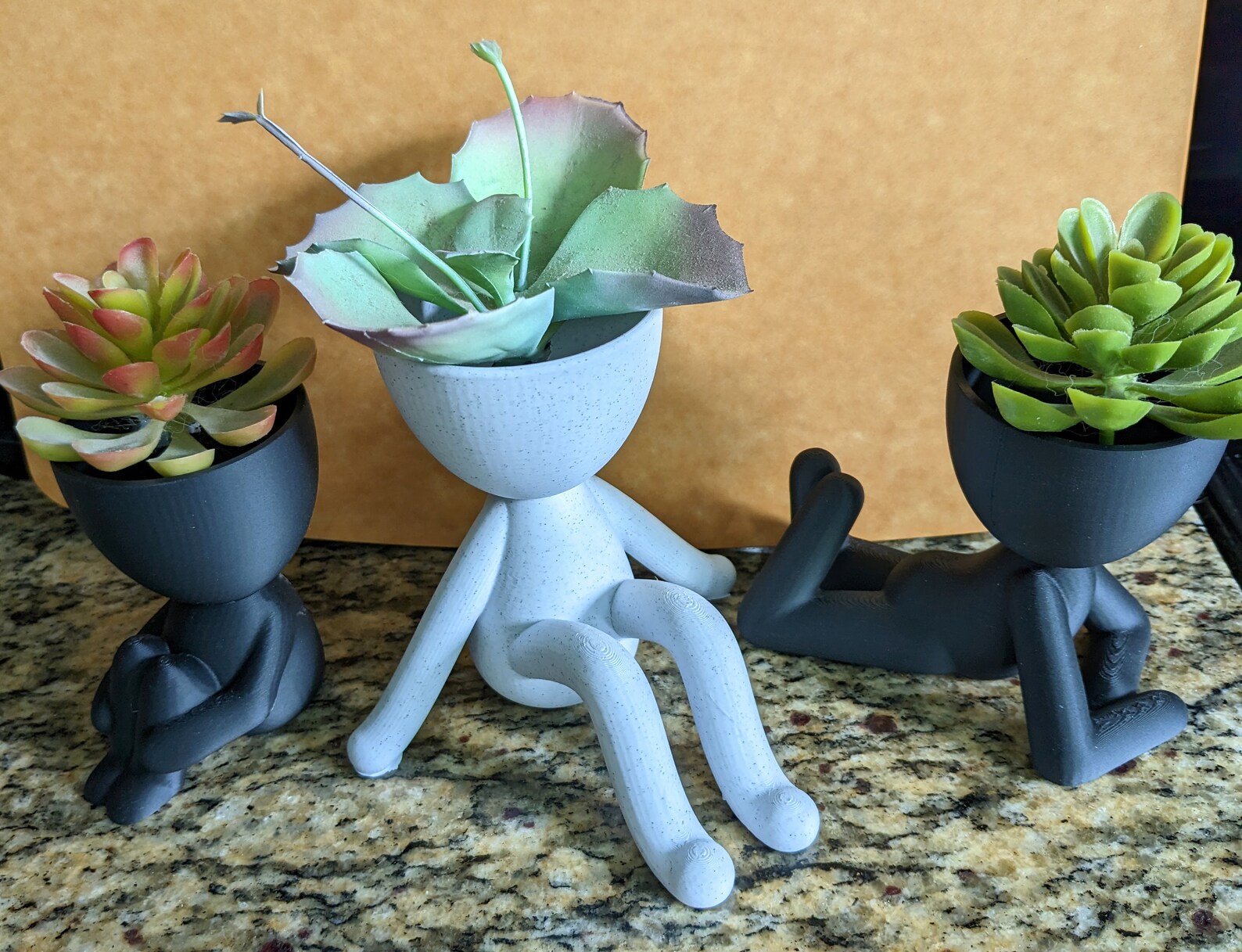 3D Printed People-shaped Planters-a Stylish Solution for Your Small ...