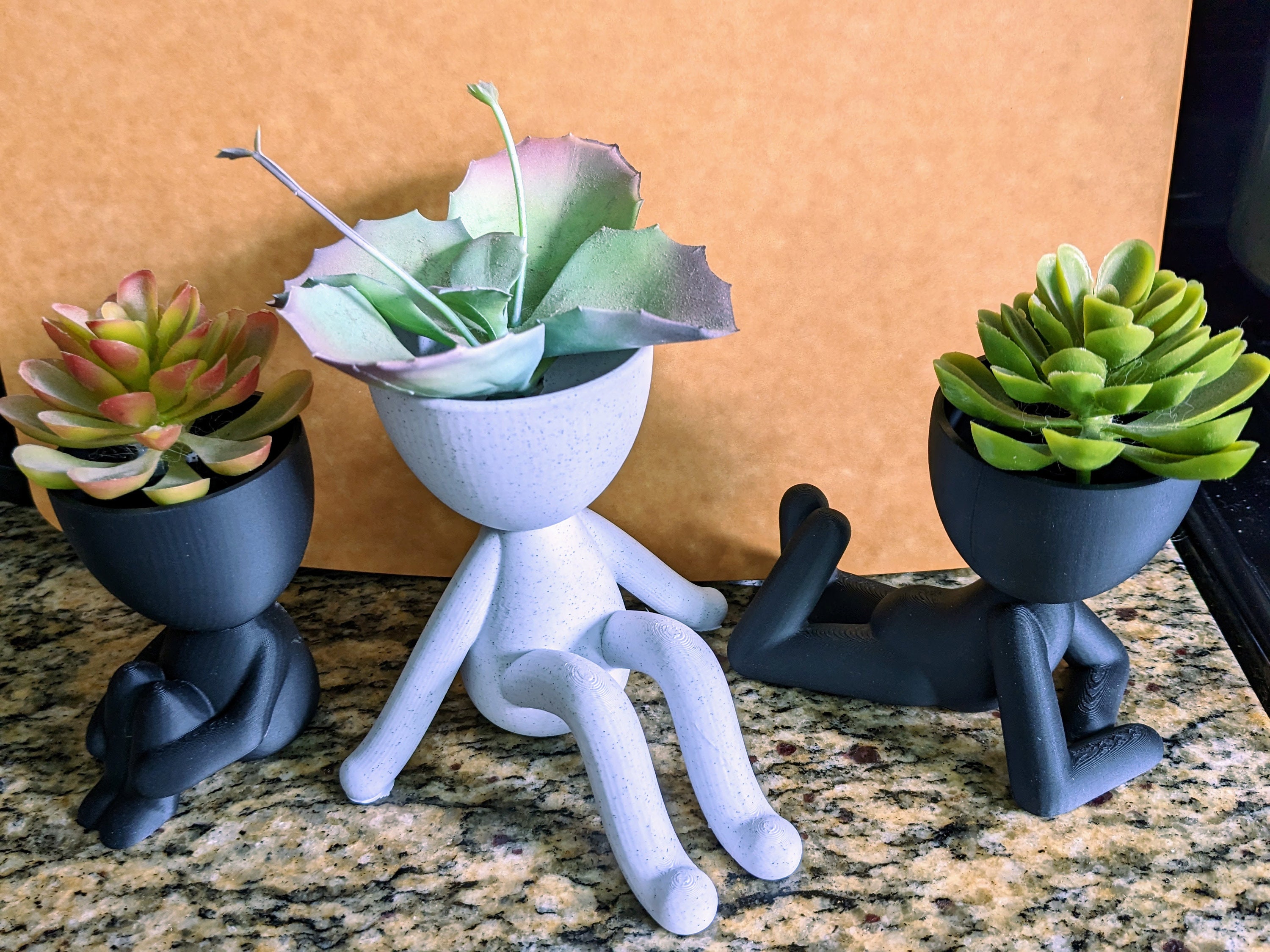 3D Printed People-shaped Planters-a Stylish Solution for Your Small ...