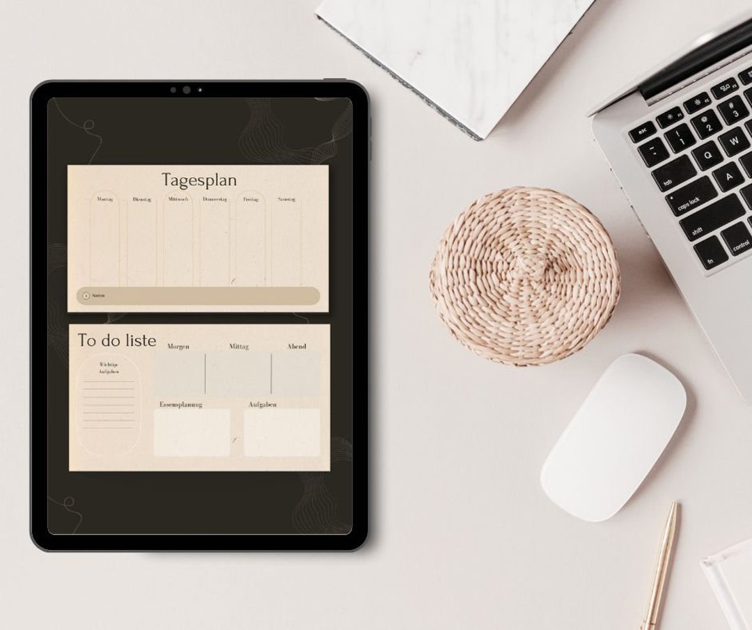 Digital Daily Plan Template - Etsy