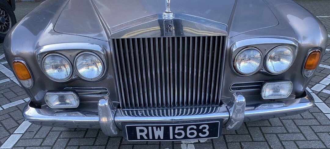 Classic Number Plates Black and Silver Pre 1983 Plates - Etsy