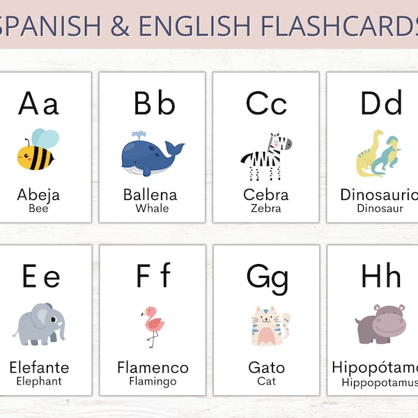 Spanish Alphabet - Etsy