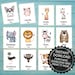 Spanish & English Animal Flashcards, Printable Bilingual Animals Flash ...