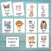 French & English Animal Flashcards, Printable Bilingual Animals Flash ...