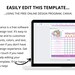 Editable Mermaid Reward Chart, Kids Behavior Chart, Children Routine ...
