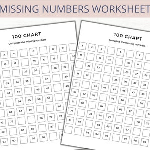 Printable Missing Numbers Worksheet, 10 Math Worksheet for Kindergarten ...