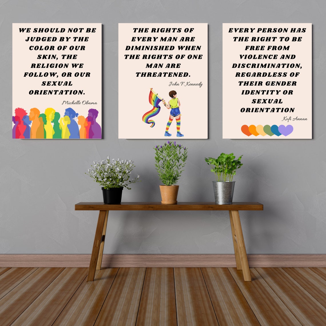 12 LGBTQ+ Printable Quotes, LGBT History Month, Inclusion Poster School ...