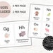 Portuguese & English ABC Flashcards, Printable Bilingual Alphabet ...