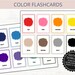 Color Cards, Color Flashcards, Pre-school Cards, Learning Colors ...