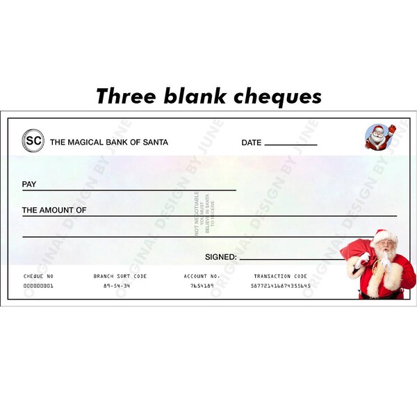 Bank of Mum and Dad Cheque - Etsy UK