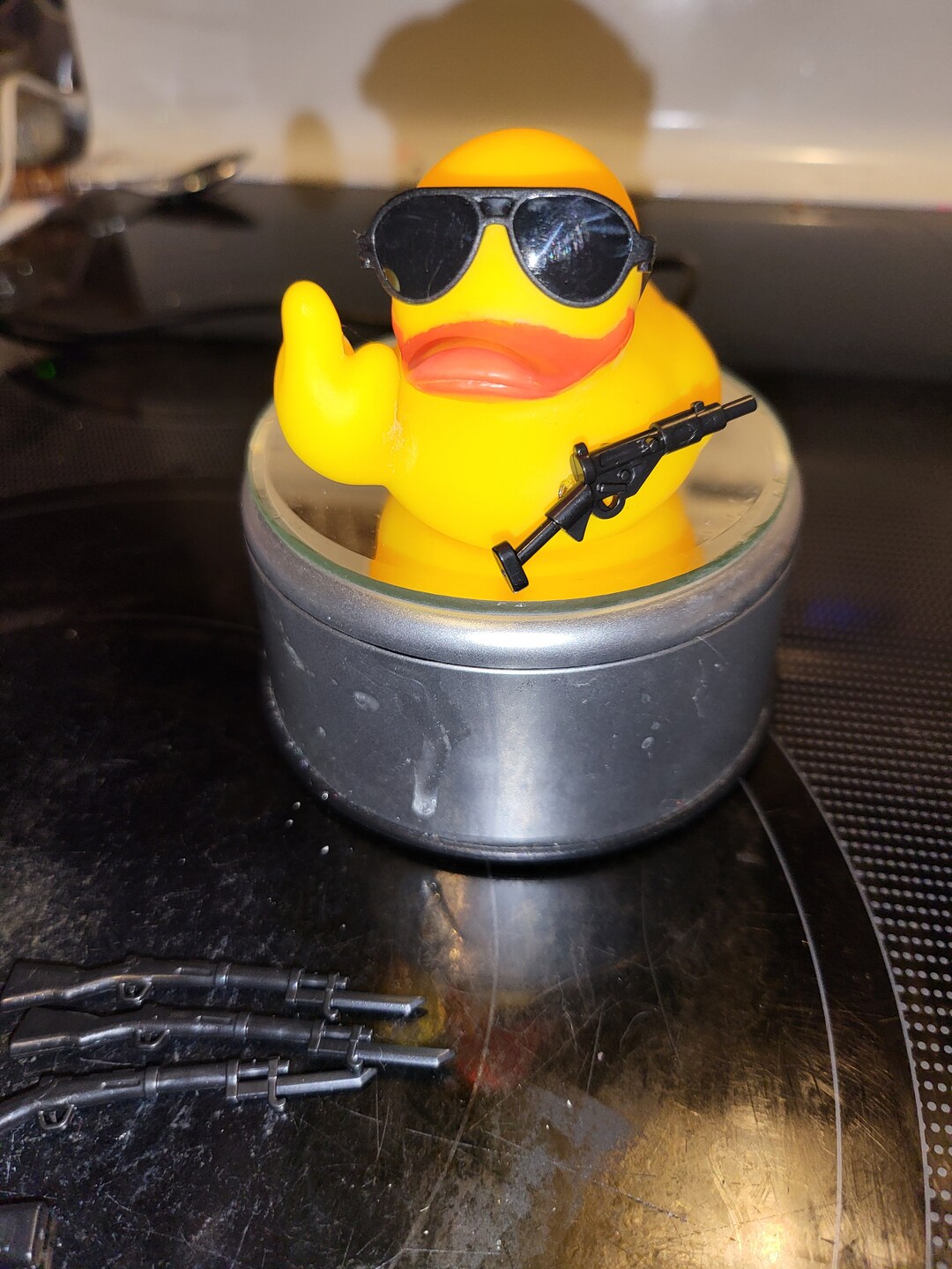 New Mini Middle Finger With Glasses and Rubber Ducks - Etsy