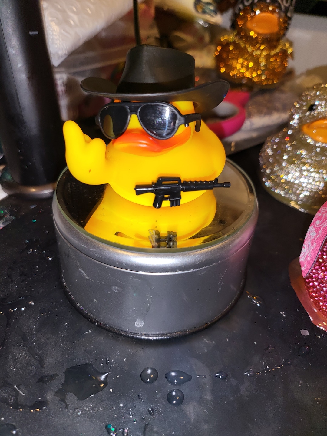 New Mini Middle Finger With Glasses and Rubber Ducks - Etsy