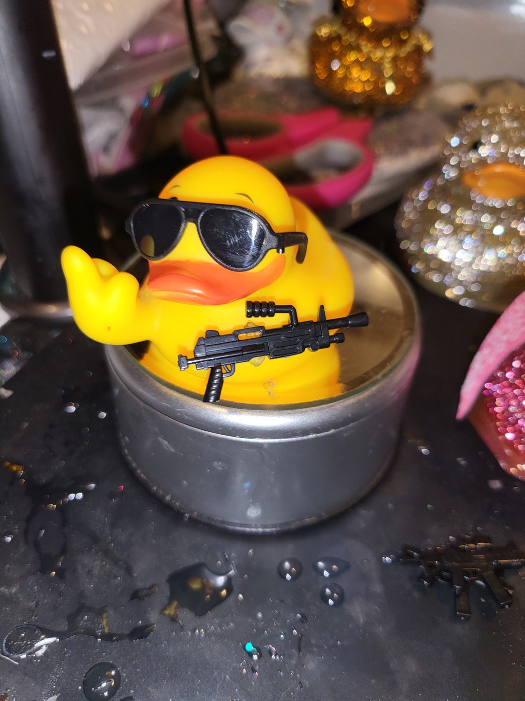 New Mini Middle Finger With Glasses and Rubber Ducks - Etsy