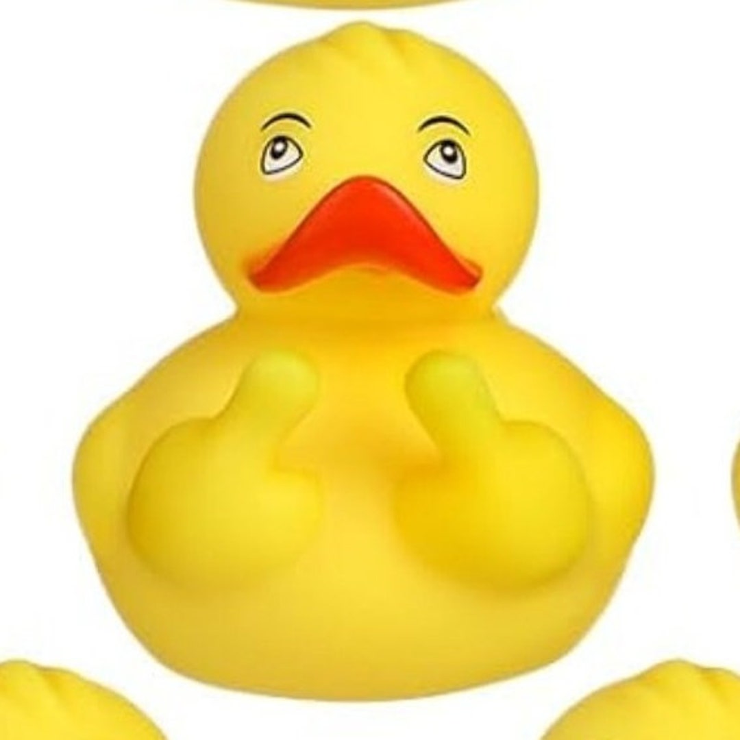 New Mini Double Middle Finger Rubber Ducks - Etsy