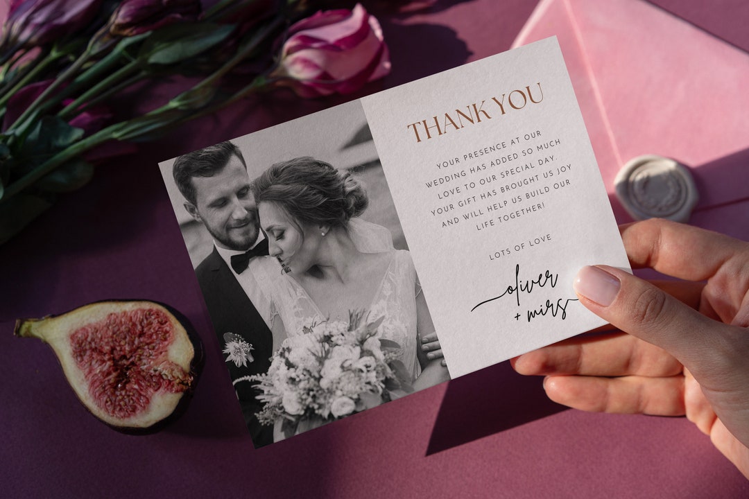 Digital Wedding Card Template | Editable & Printable Canva Greeting ...