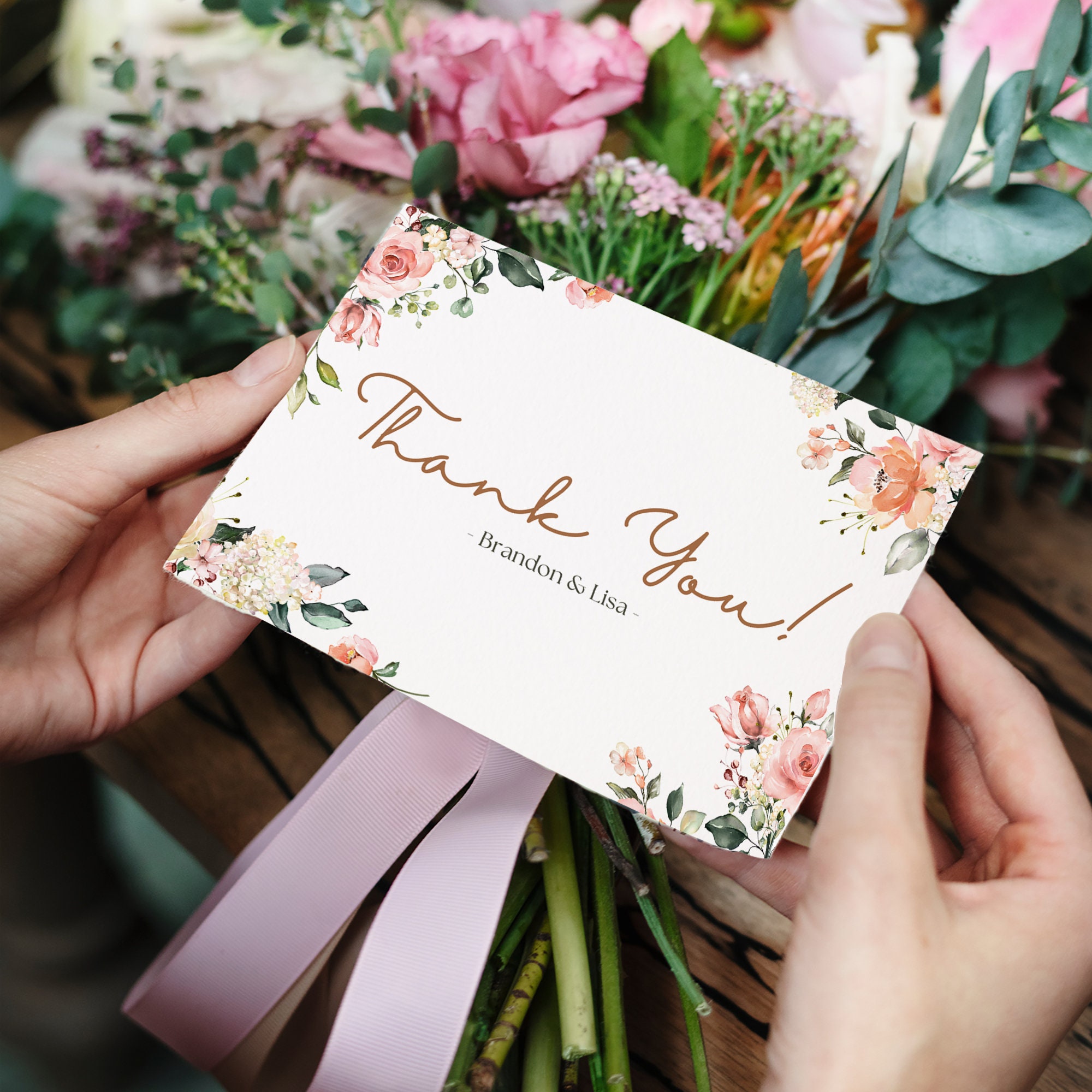 Digital Wedding Card Template | Editable & Printable Canva Greeting ...