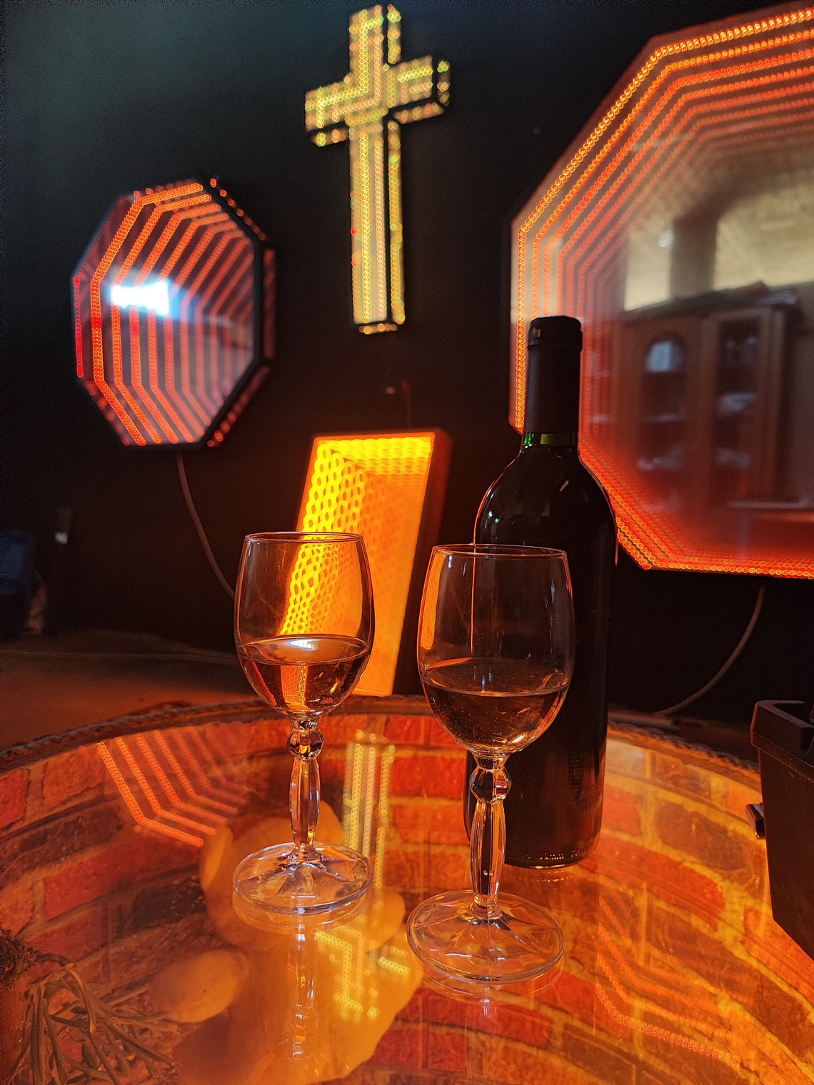 Neon Infinity Mirror | Infinity Neon Art | Neon İnfinity | Neon ...