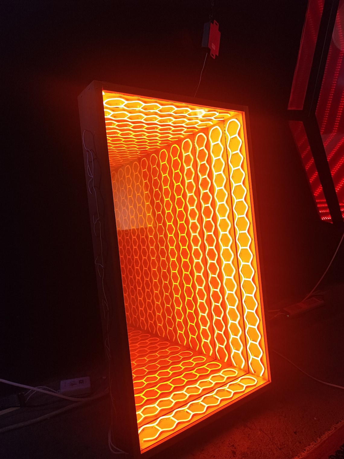 Neon Infinity Mirror | Infinity Neon Art | Neon İnfinity | Neon ...