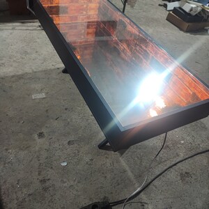 Table Neon Infinity Mirror | Table Infinity Neon Art | Neon İnfinity ...