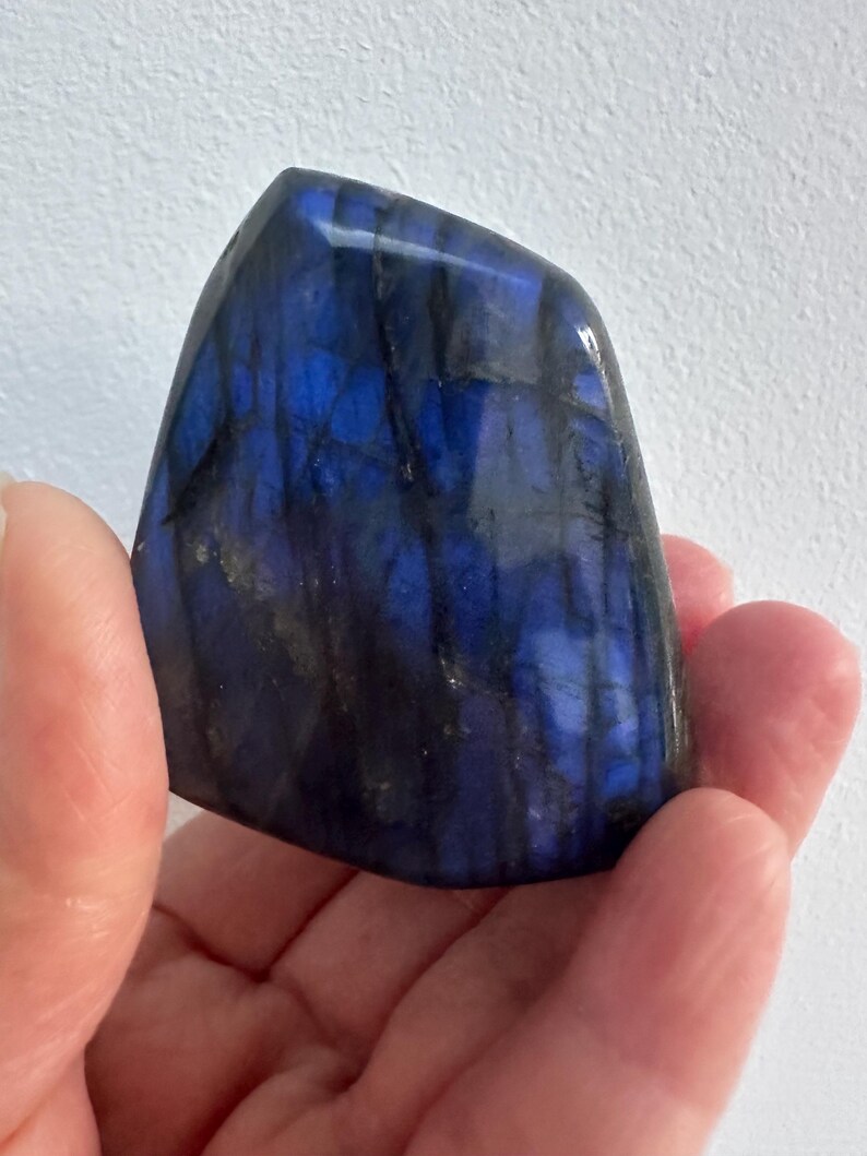 Blue Flash Labradorite Freeform | Polished Natural Labradorite With ...