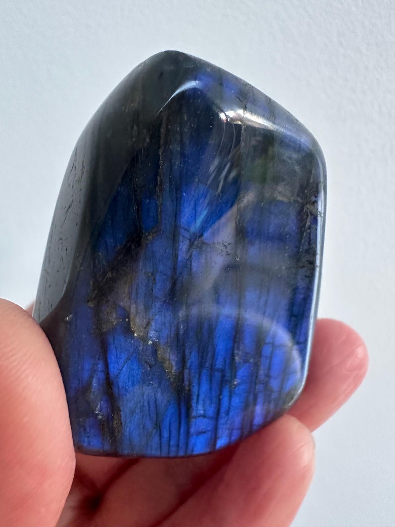 Blue Flash Labradorite Freeform | Polished Natural Labradorite With ...