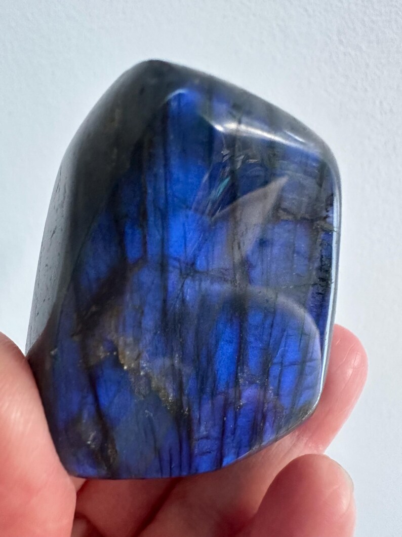 Blue Flash Labradorite Freeform | Polished Natural Labradorite With ...