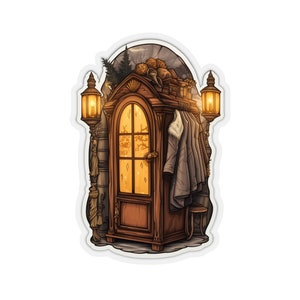 Magical Wardrobe Narnia Vinyl Sticker - Etsy