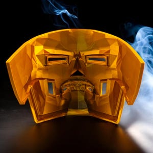 DOOM Guy Mask - 3D Printed Doom Slayer Helmet for Cosplay, Halloween ...