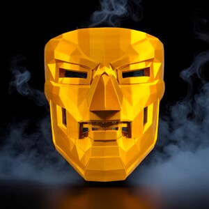 DOOM Guy Mask - 3D Printed Doom Slayer Helmet for Cosplay, Halloween ...