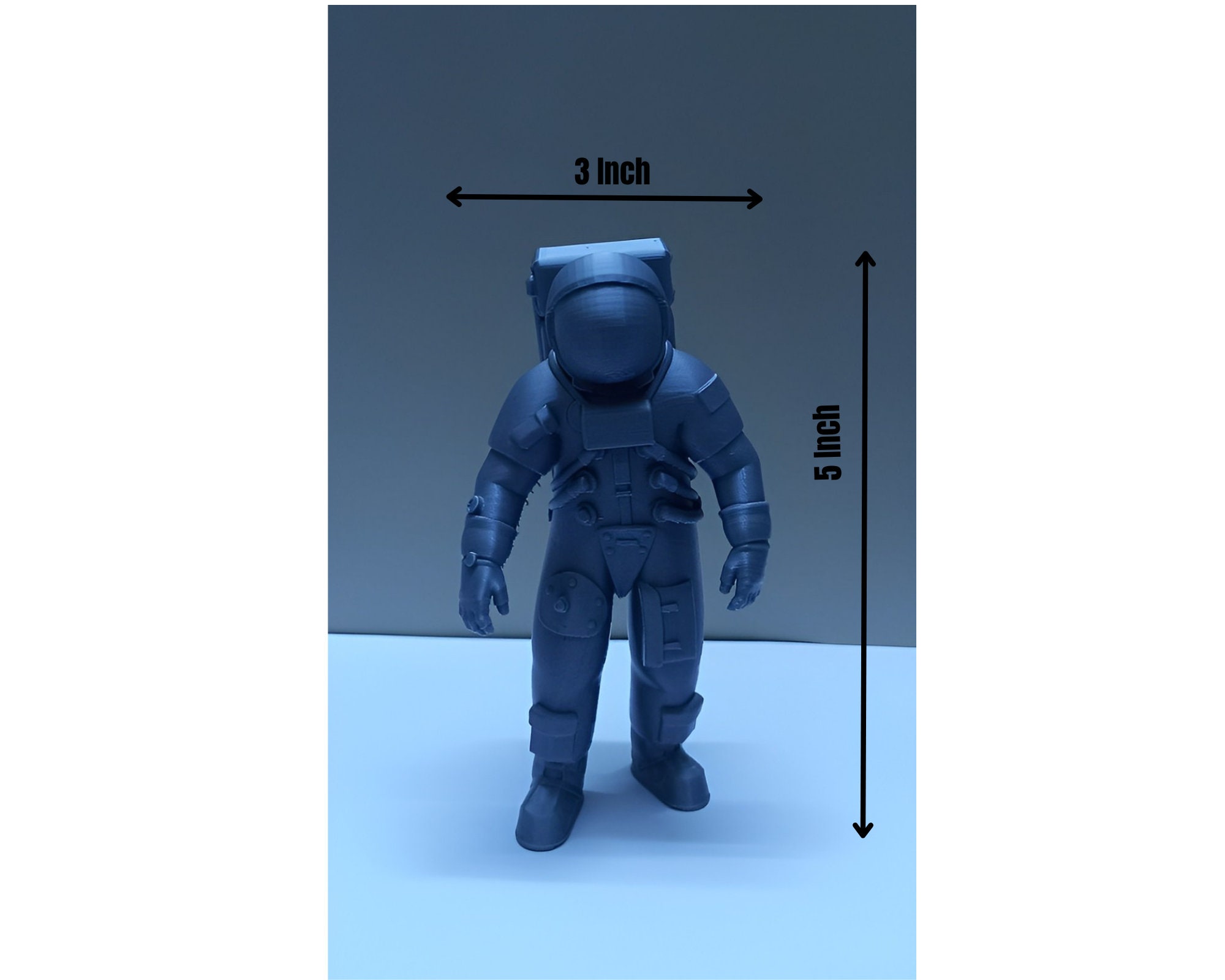 3D Printed Astronaut Statue: Sci-fi Desk Decor, NASA Gift - Etsy